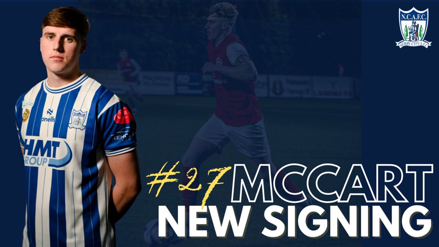 McCart Signs at The Showgrounds – NCAFC OFFICIAL WEBSITE